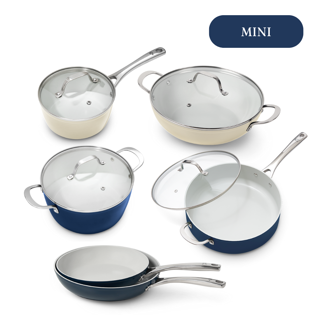 10-Piece Mini Cosmo Set (Navy + Cream)